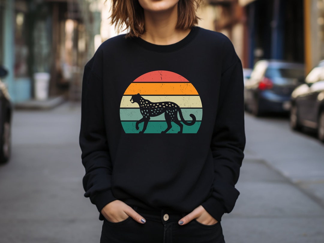 Cheetah Sweater. Cheetah Gift. Wild Animal Crew. Safari Sweater. Safari ...