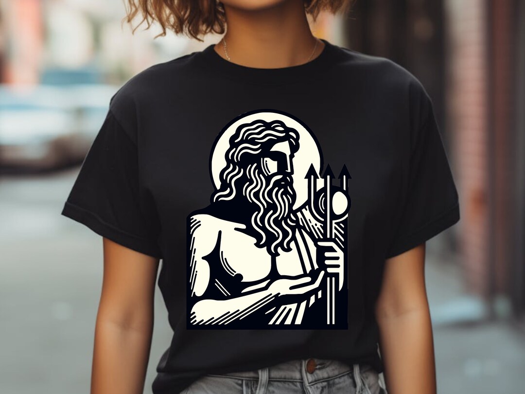 Greek God Shirt. Greek Mythology Gift. Poseidon Shirt. Poseidon Gift ...