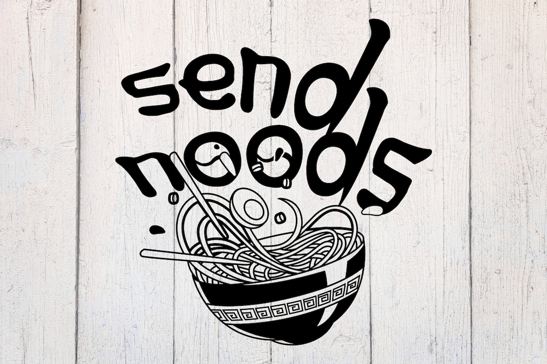Nudel svg. Ramen-Svg. Foto svg. Chinesisches Essen svg. Noodle Cut File ...