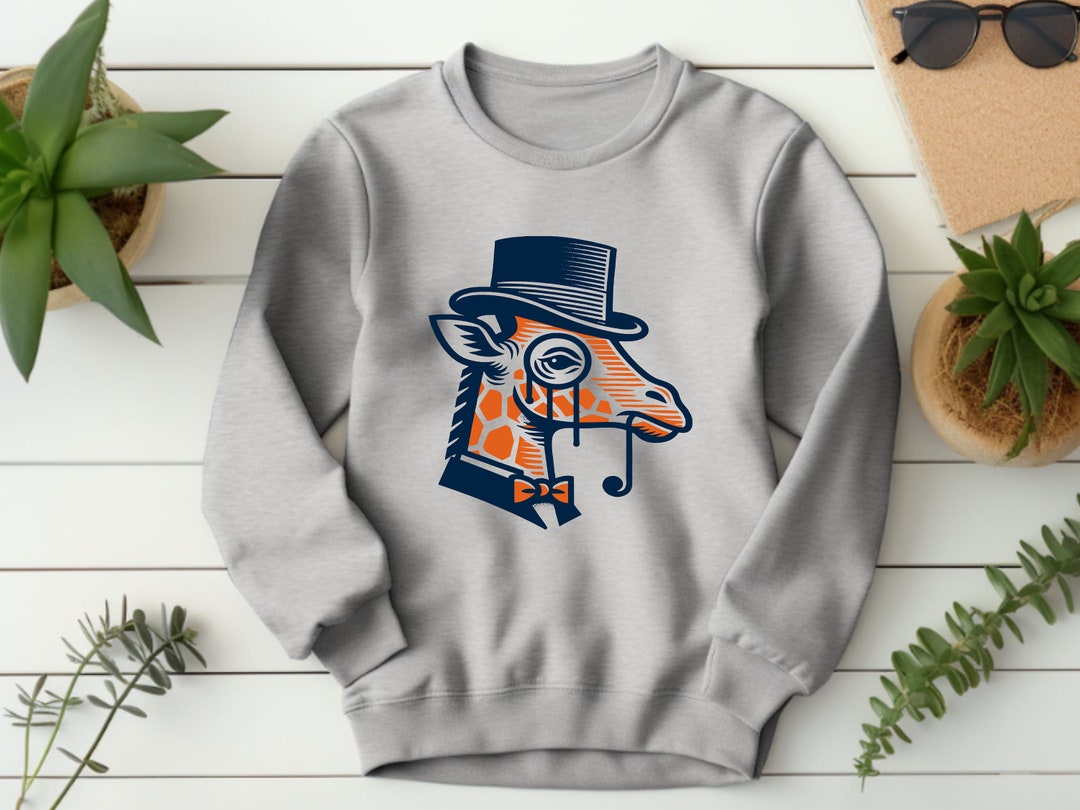 Giraffe Sweater. Giraffe Gift. Animal Sweater. Zoo Animal Sweat ...