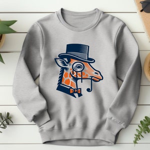 Giraffe Sweater. Giraffe Gift. Animal Sweater. Zoo Animal Sweat ...