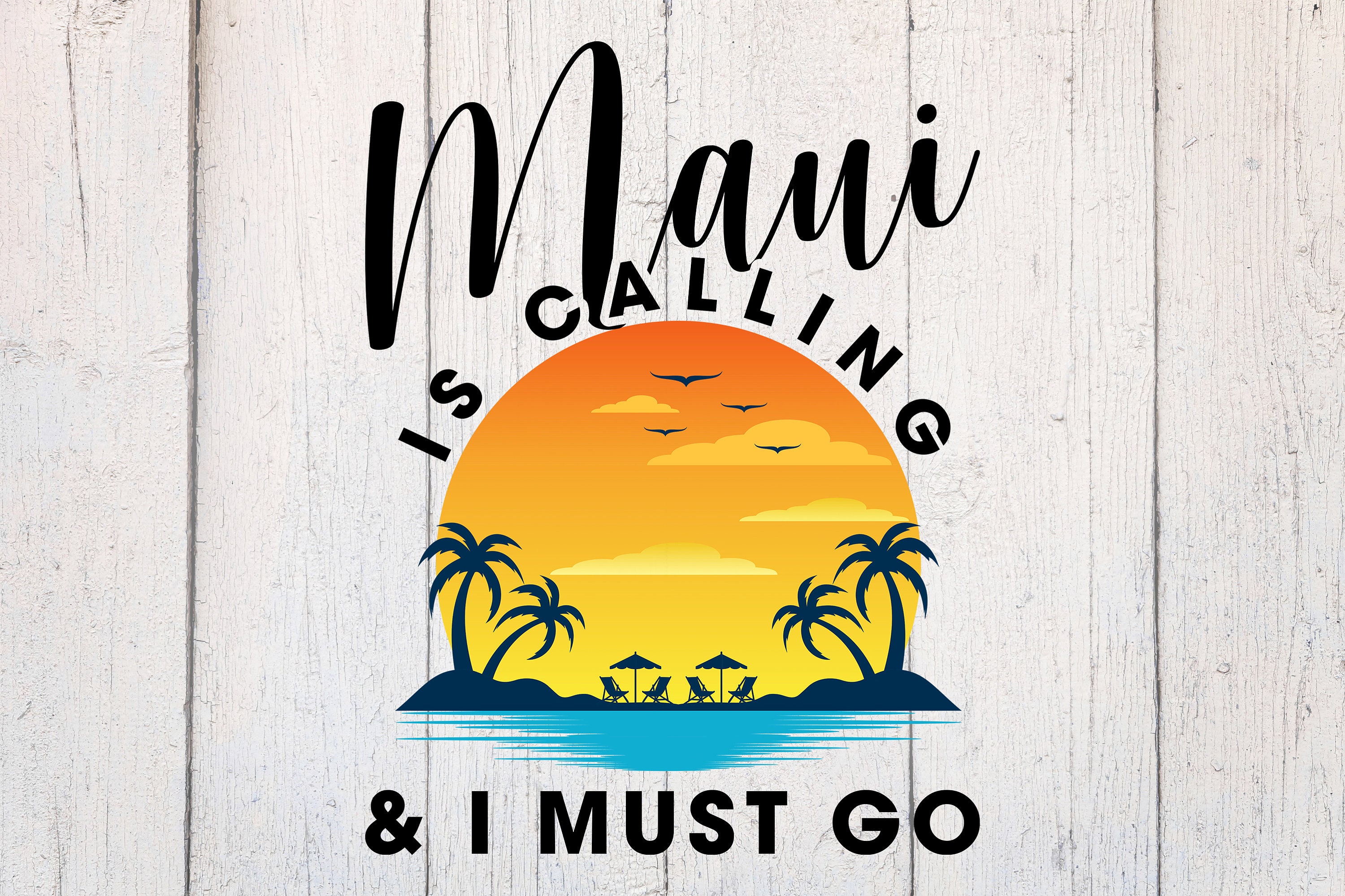 Maui Svg Hawaii Svg Vacaciones Svg Playa Svg Maui Cut File - Etsy España