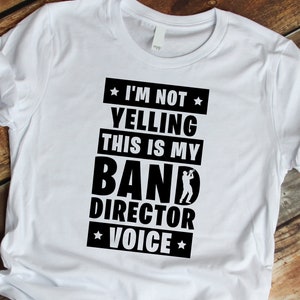 Band Director Svg Band Manager Svg School Band Svg Band | Etsy