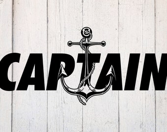 Boat Captain Svg - Etsy