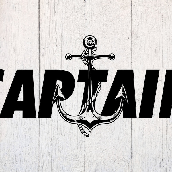 Boat Captain Svg - Etsy