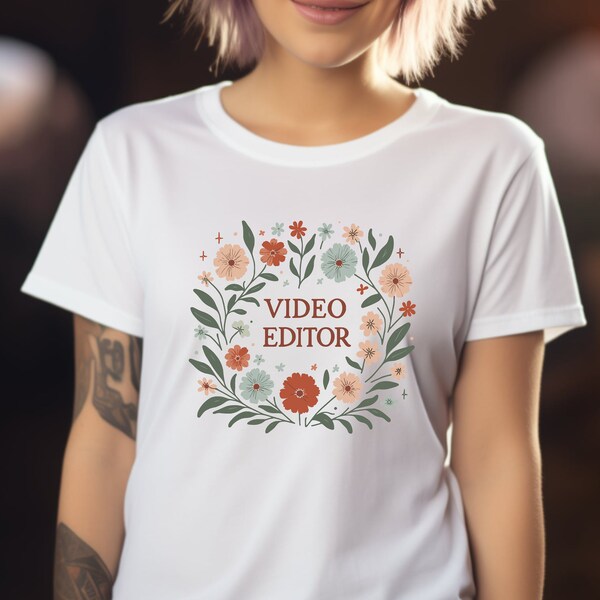 Video Editor Shirt - Etsy