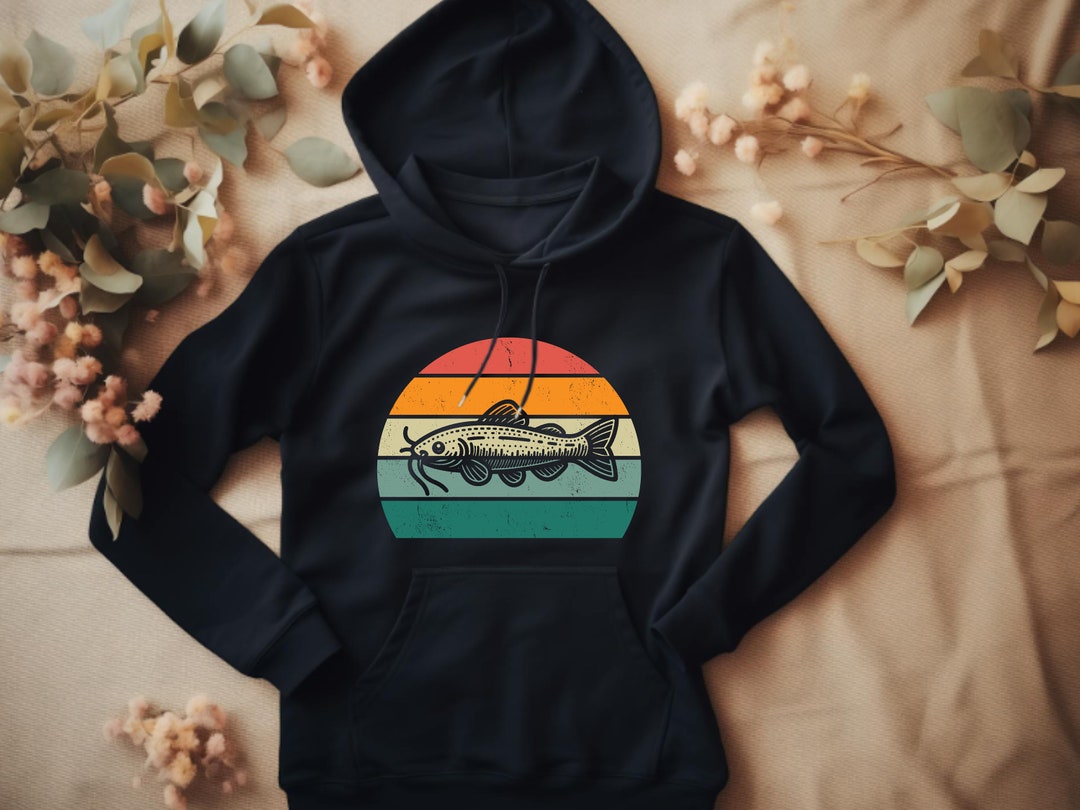 Catfish Hoodie. Catfish Gift. Fishing Hoodie. Angler Sweatshirt ...