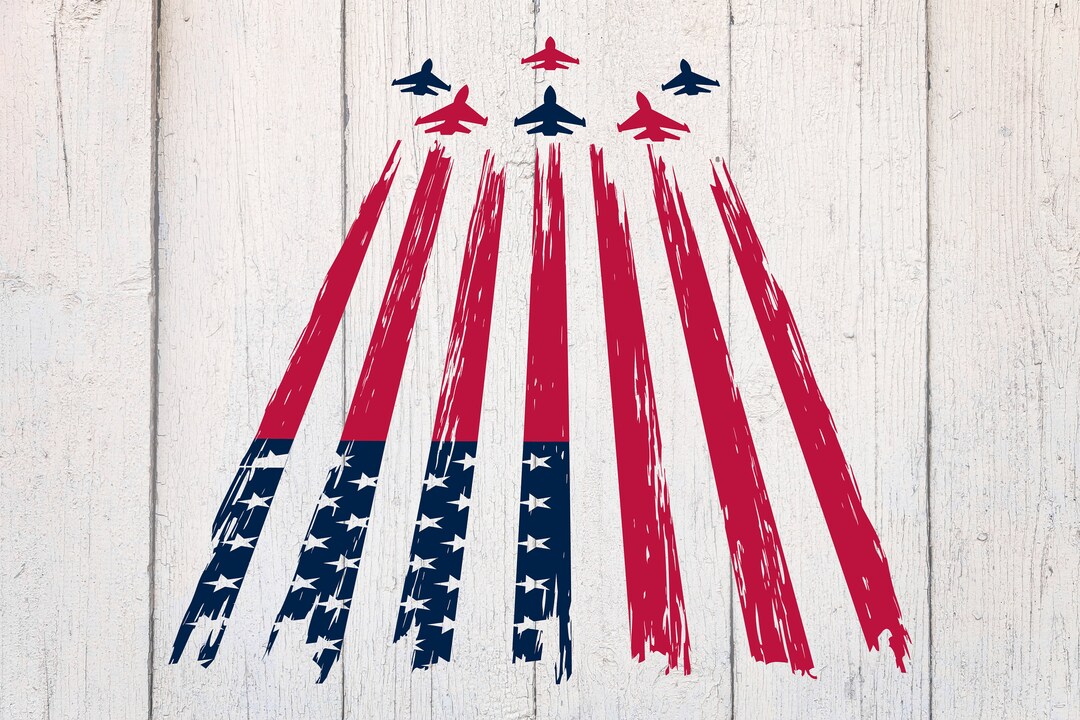 Jets Svg. Patriotic Svg. 4th of July Svg. American Svg. Jets Cut File ...