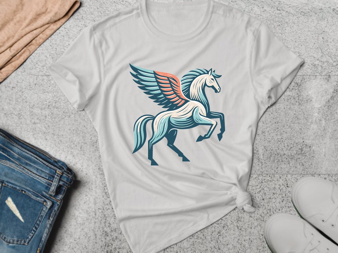 Pegasus Shirt. Pegasus Gift. Pegasus T-shirt. Winged Horse Shirt ...