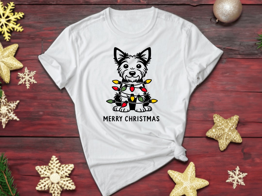 Dog Lover Shirt. Christmas Dog Shirt. Pet Owner Gift. Dog Xmas Gift ...