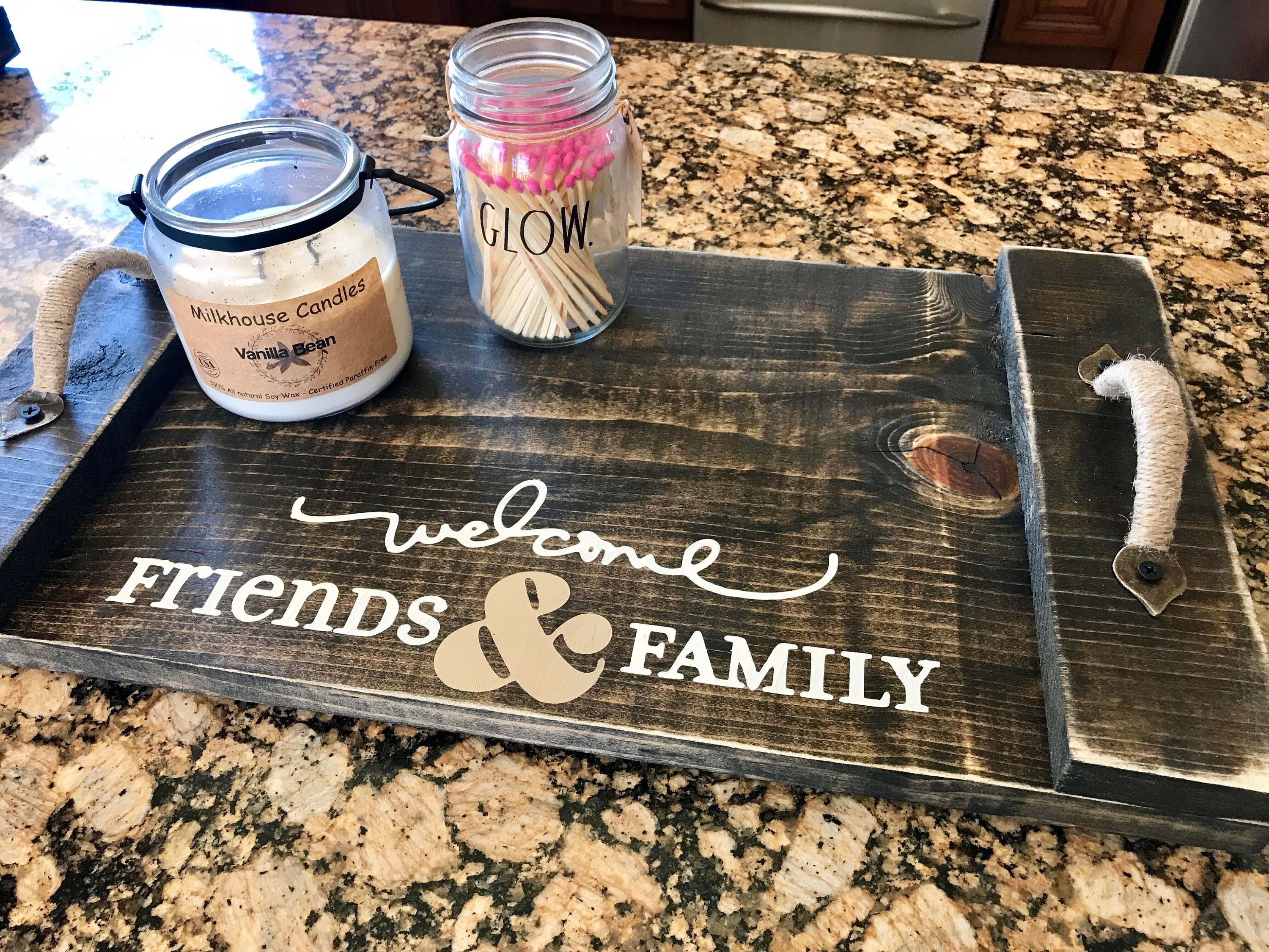 Welcome Serving Tray | Etsy