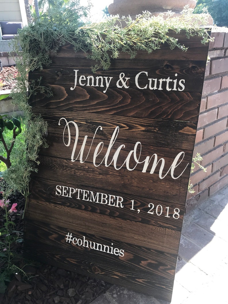 Custom Welcome Sign - Etsy