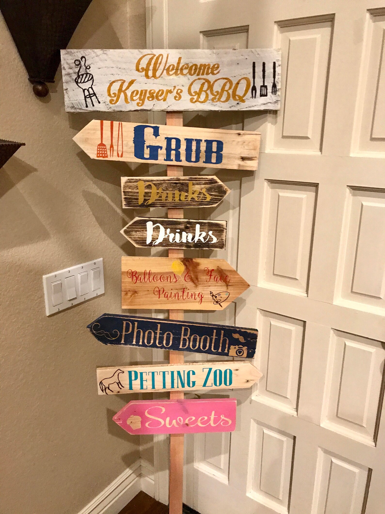 Custom Directional Sign | Etsy