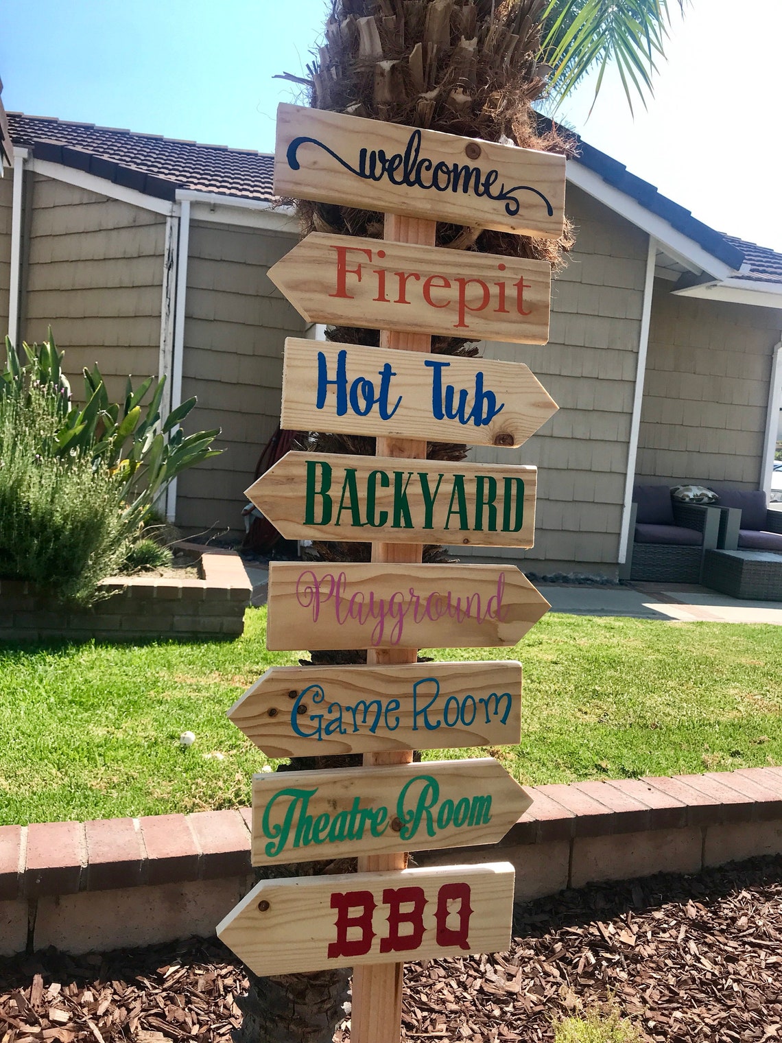 Custom Directional Sign | Etsy