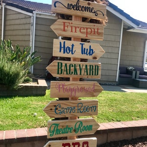 Custom Directional Sign - Etsy