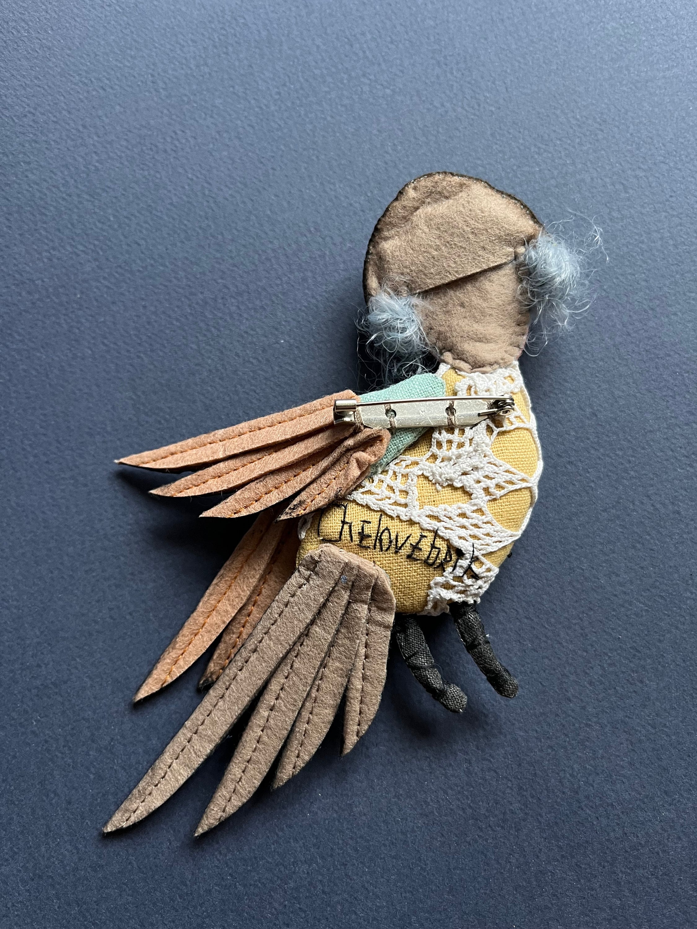 The Sirin Brooch, Bird Brooch, Bird Pin, Jewelry Bird, Fantastic Bird ...