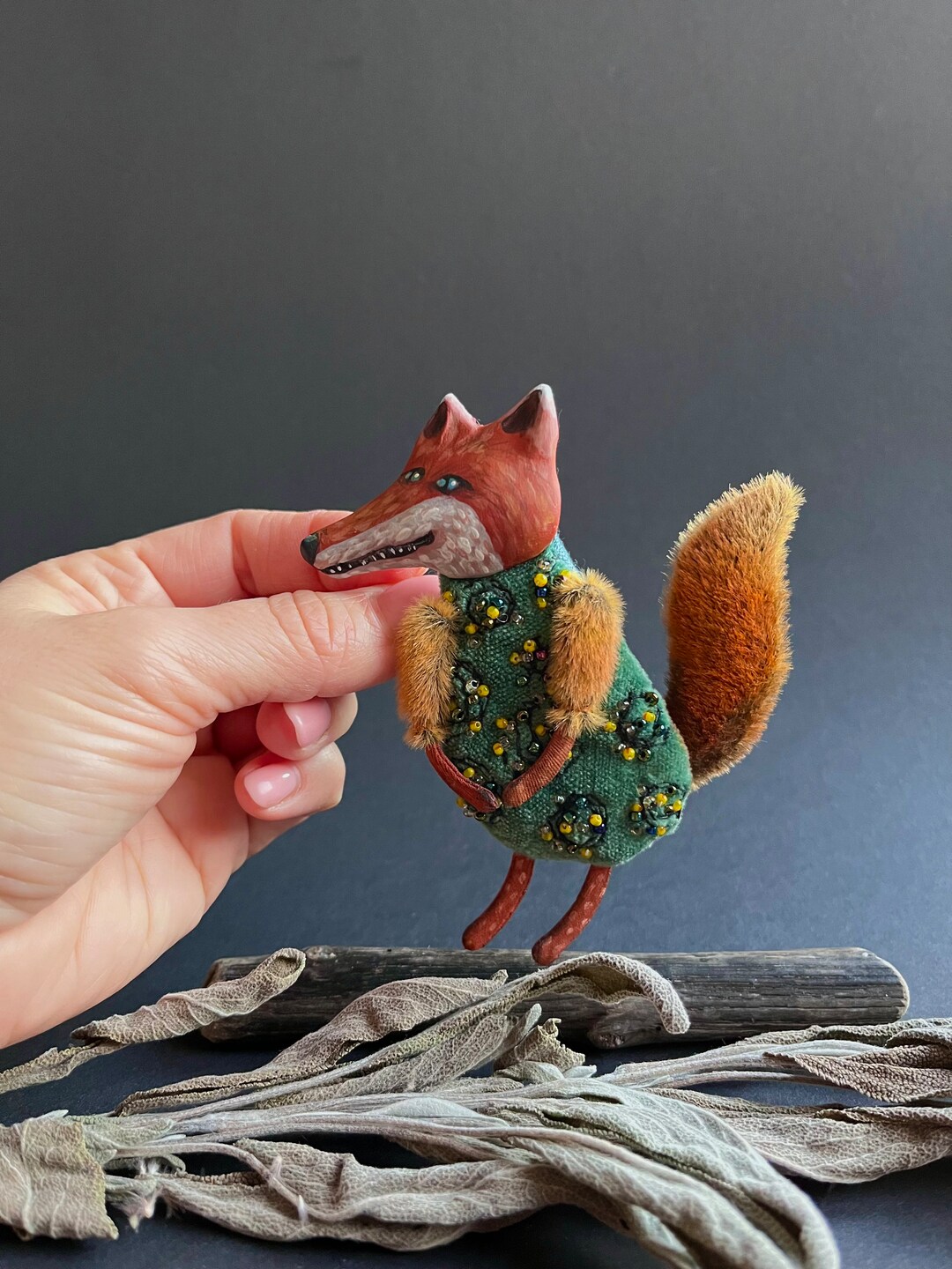RESERVED for Katrien, Red Fox Brooch, Fox Pin, Fox Jewellery, Shawl Pin ...