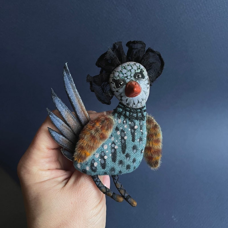 Bird Brooch - Etsy