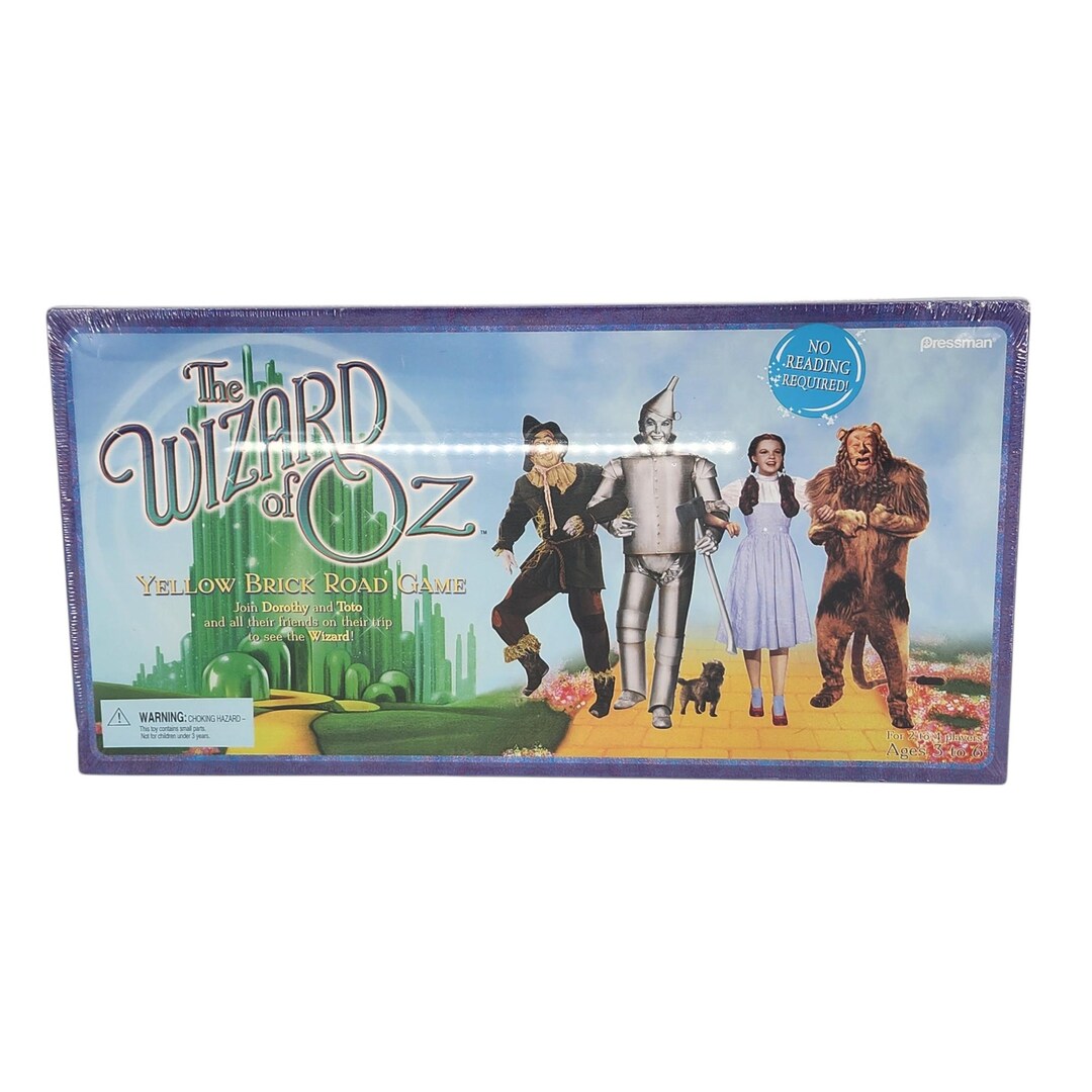 Wizard of Oz Yellow Brick Road Board Game, NEW, No Reading Required ...