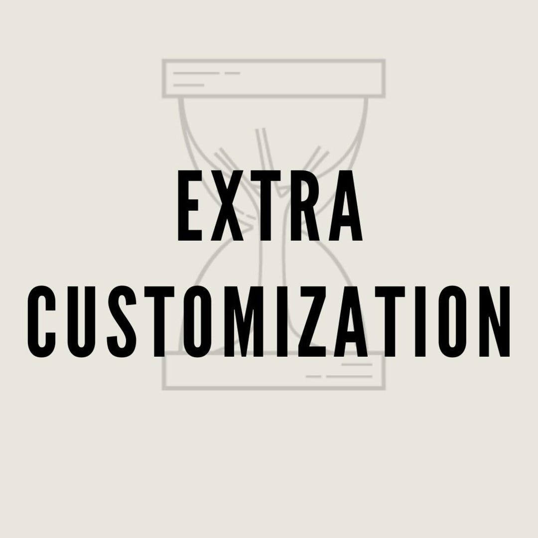 Extra Customization Add-on - Etsy