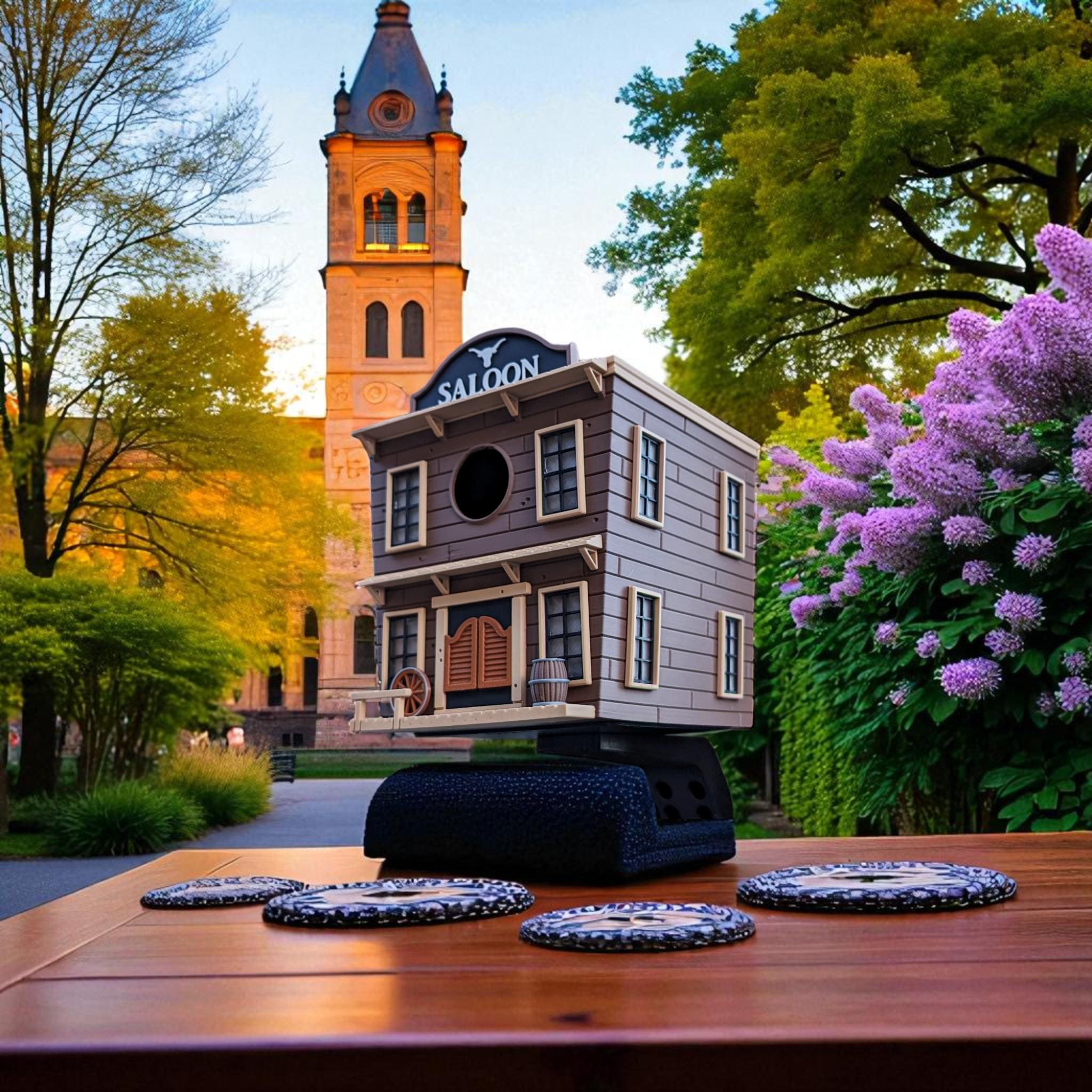 Western Birdhouse – Rustic Saloon Style | 3D Printed Cowboy Garden ...