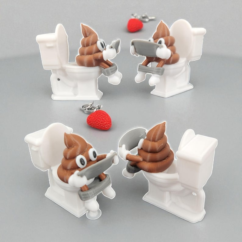 Mr. Poop Bathroom Buddy | Fun Mr. Hanky Toilet Decor | Unique Bathroom ...