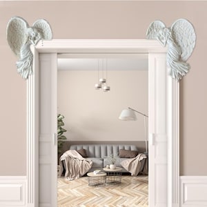 Handcrafted 3D Printed Door Corner Angel - Vintage European Home Decor ...
