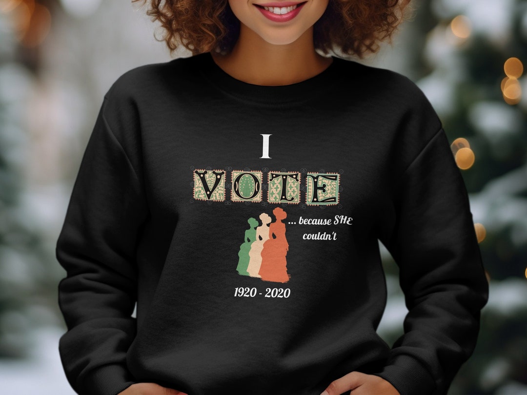 I Vote Because I Couldn't in 1920 Shirt Women's Rights Election Tee - Etsy
