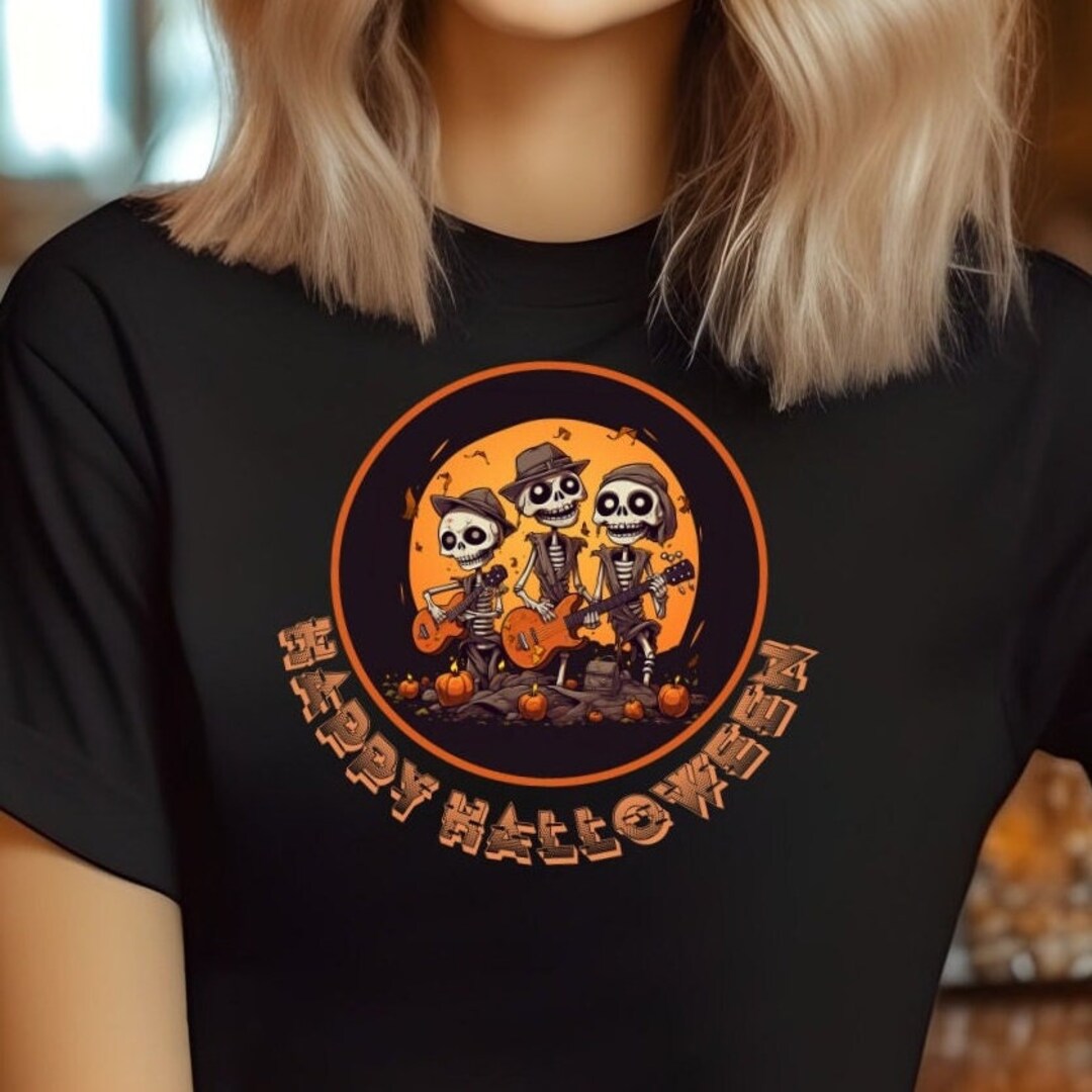 Singing Skeletons Trio Band With Guitars: Add a Spine-chilling ...