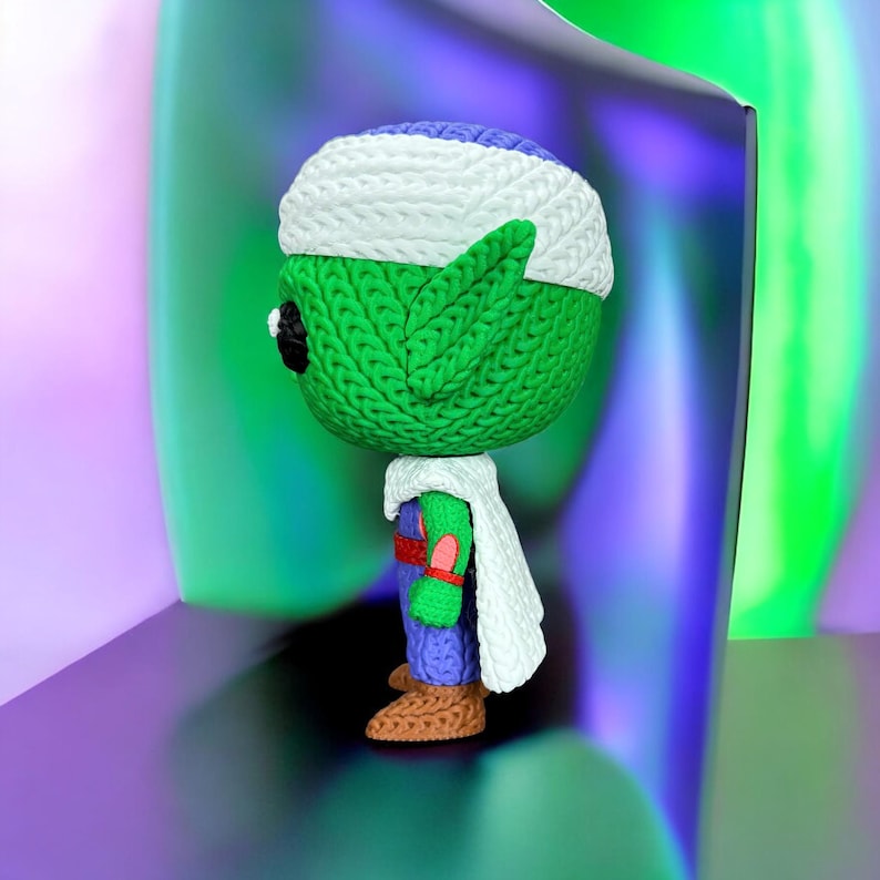 Crochet Styled Piccolo Doll | Dragon Ball Figurine | 3D Printed ...