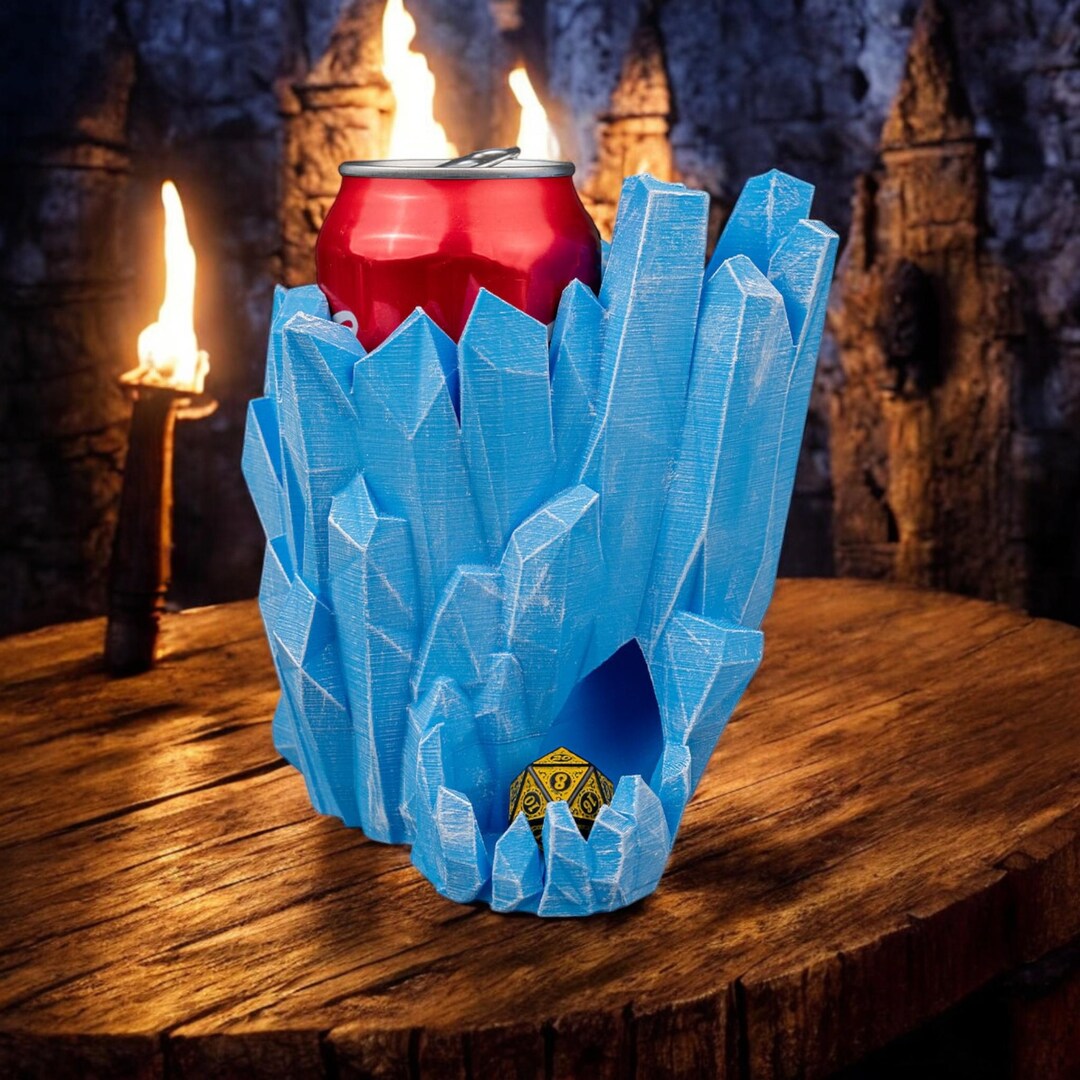 Frostbite Shard Can Cozy & Dice Tower for Dungeons and Dragons, Dnd ...