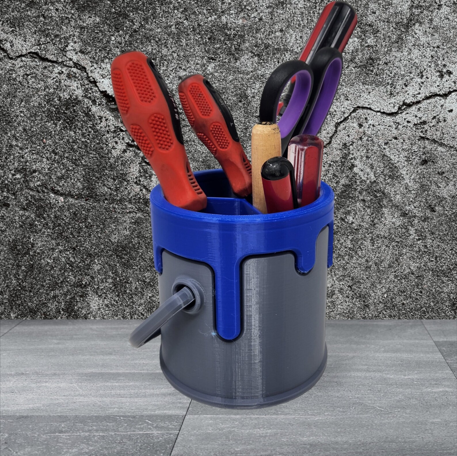 3d-printed Drippy Bucket Pencil Holder Unique Desk Organizer and ...