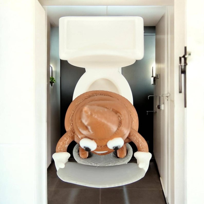 Mr. Poop Bathroom Buddy | Fun Mr. Hanky Toilet Decor | Unique Bathroom ...