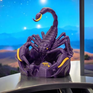 Scorpio Sculpture Figurine | Unique 3D Printed Zodiac Decor | Gift for ...
