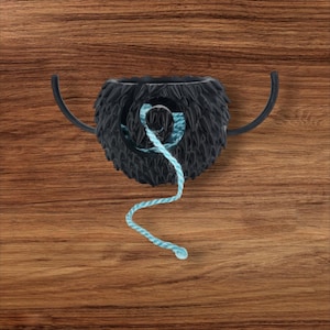Soot Sprite Yarn Bowl 3D Printed Yarn Organizer for Knitting Crochet ...