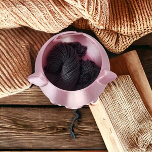 Adorable Piggy Pig Yarn Bowl Perfect for Pig Lovers and Crafters Yarn ...