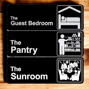 3D Printed Office Signs Plaques Labels in the Style of the Office TV ...