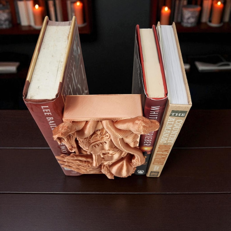 Medusa Book Nook | 3D Printed Greek Mythology Shelf Decor - Etsy