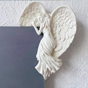 Handcrafted 3D Printed Door Corner Angel - Vintage European Home Decor ...