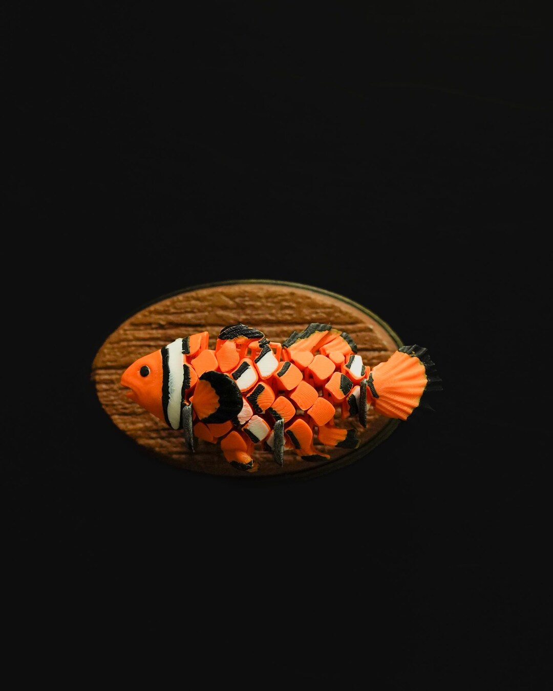 Clown Fish Articulated Fidget Toy - Marine Life Articulating Desk Decor ...