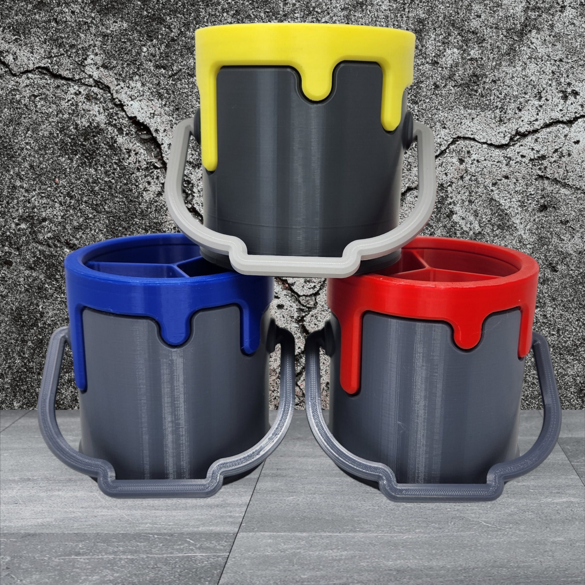 3d-printed Drippy Bucket Pencil Holder Unique Desk Organizer and ...