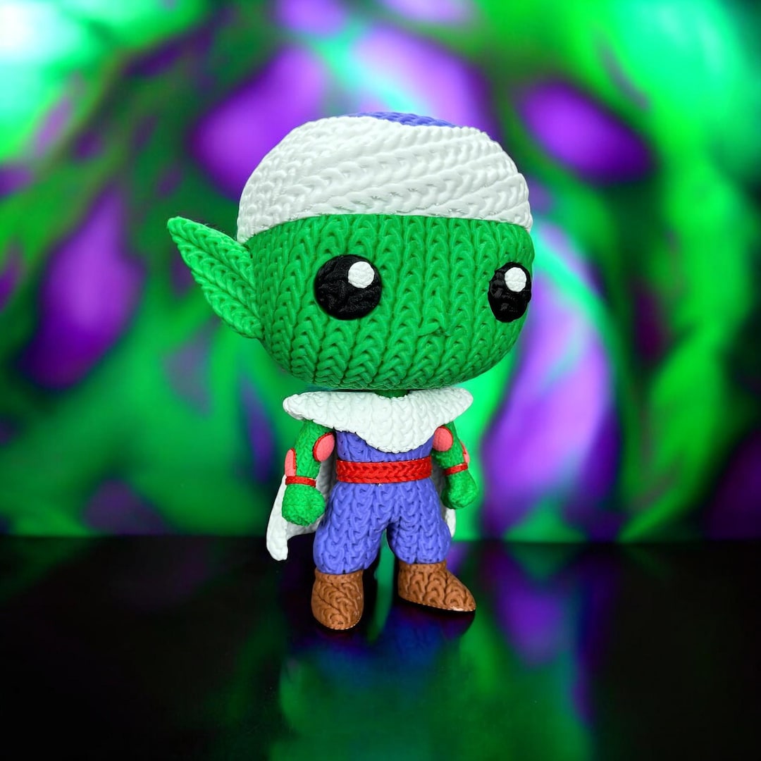Crochet Styled Piccolo Doll | Dragon Ball Figurine | 3D Printed ...