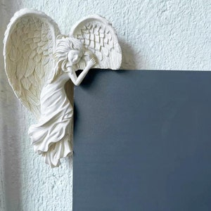 Handcrafted 3D Printed Door Corner Angel - Vintage European Home Decor ...