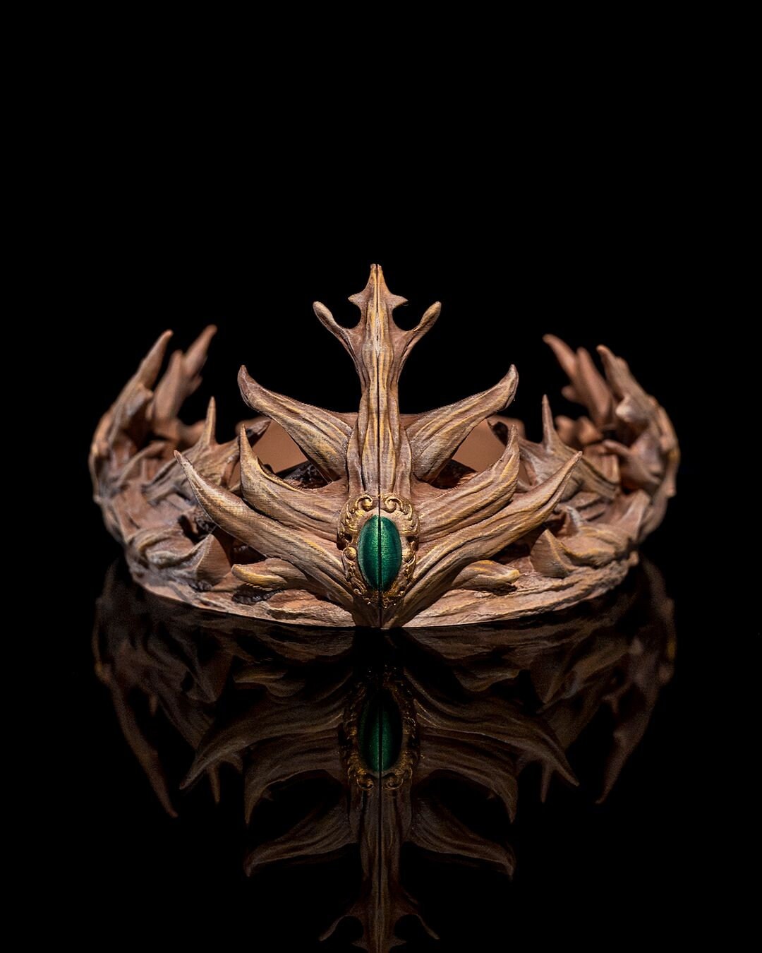 Elven Inspired Vine Crown for Kings & Queens Cosplay Crown - Unique 3D ...