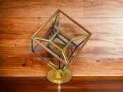Tesseract Hypercube Infinity Mirror Art Sculpture in Stock Now - Etsy ...