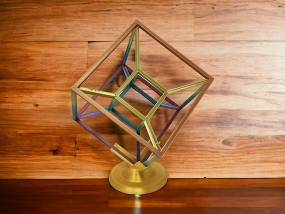 Impresionante Cubo 3d Roto