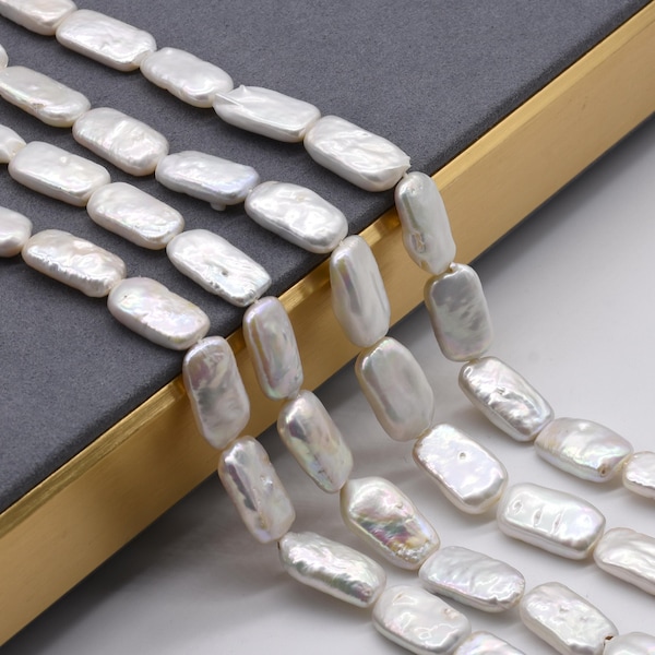 Flat Pearl Beads - Etsy