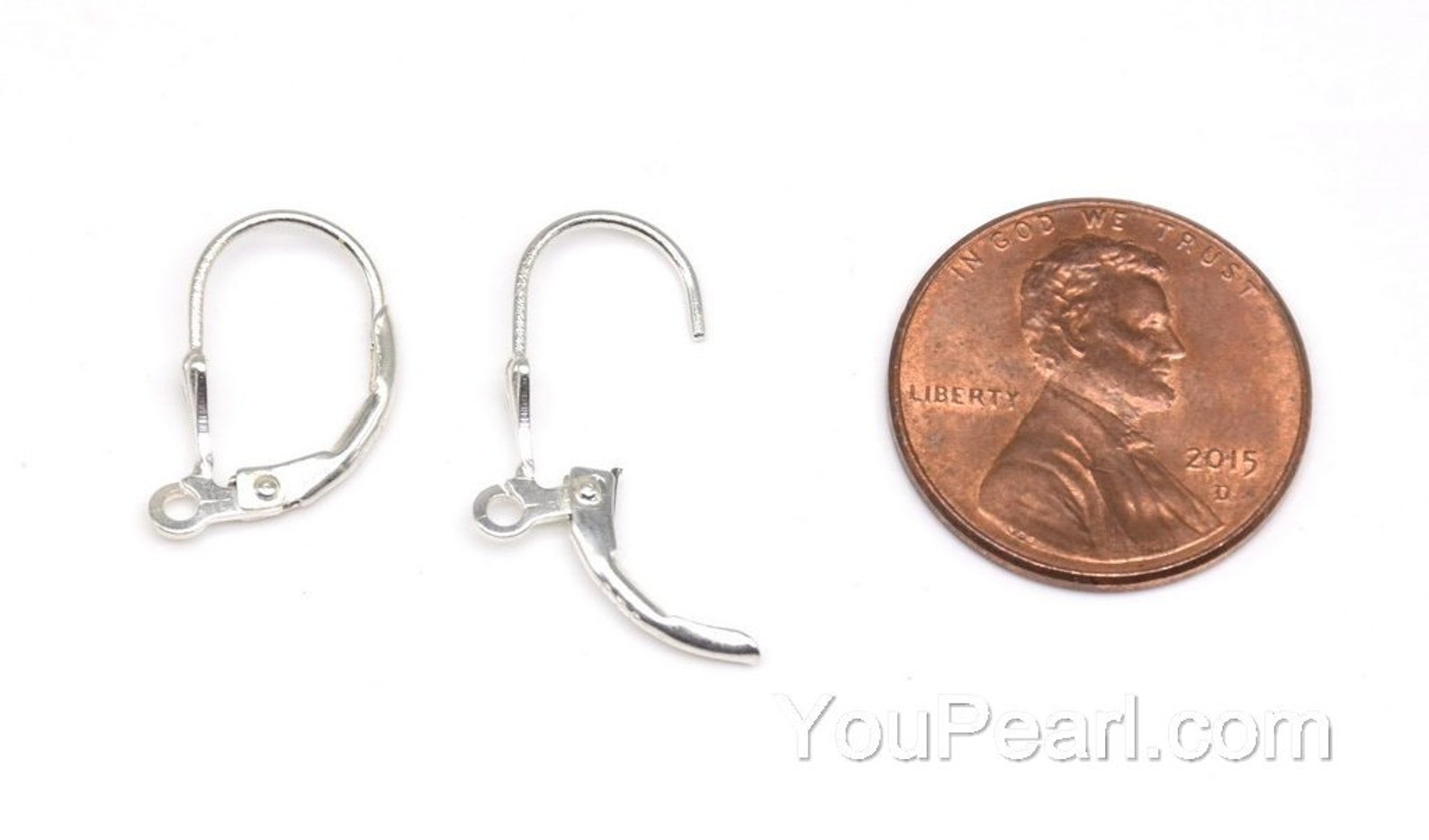 925 Sterling Silver Ear Hook With Loop, Lever Back Earrings Hooks, Euro ...