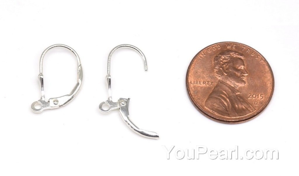 925 Sterling Silver Ear Hook With Loop Lever Back Earrings | Etsy