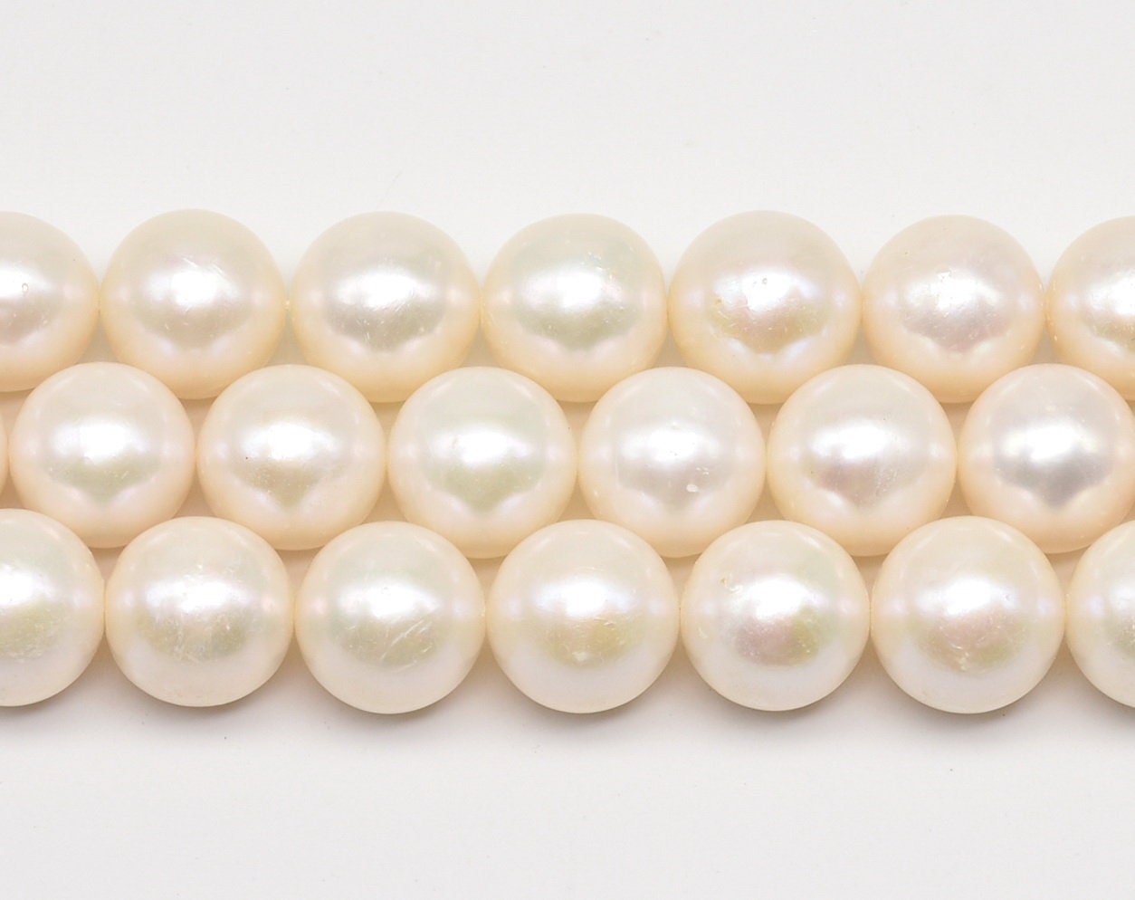 Large Pearl 12-13mm Near Round White Freshwater Pearl Natural - Etsy